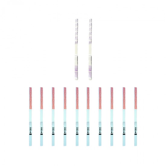 2 FSH and 10 ovulation test strips - HomeTest.gr