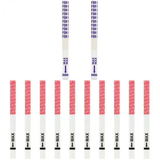 2 FSH and 10 ovulation test strips - HomeTest.gr